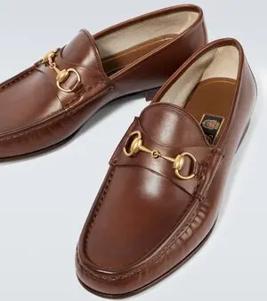 Gucci Horsebit 1953 Leather Loafers - Brown