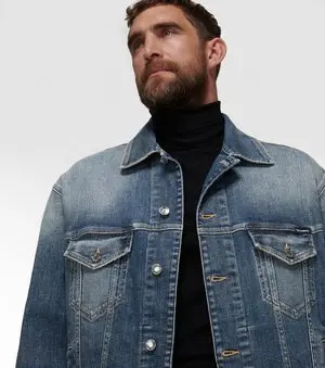 Dolce & Gabbana Cotton Denim Jacket - Blue