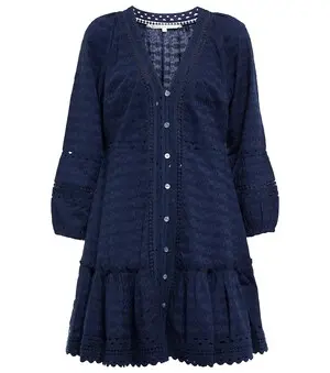Veronica Beard Daeja Cotton Mini Dress