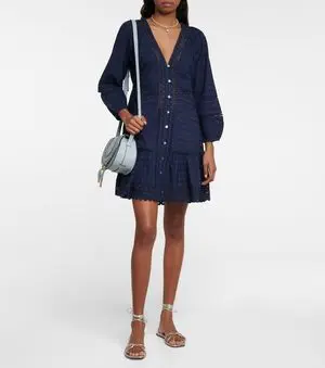 Veronica Beard Daeja Cotton Mini Dress