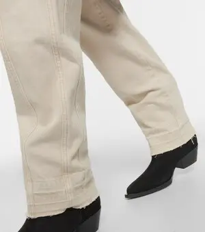 MARANT ETOILE Vayoneo Straight Cargo Jeans - Beige