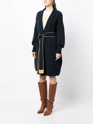 ONEFIFTEEN Self-tie Belted Cardigan