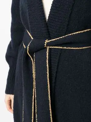ONEFIFTEEN Self-tie Belted Cardigan