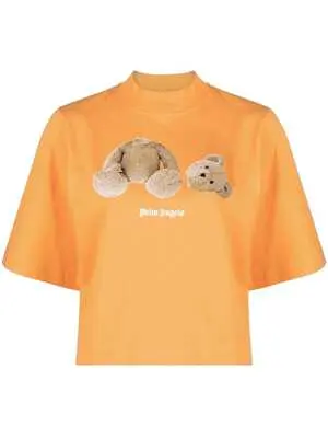 Palm Angels Teddy Bear-print T-shirt - Orange