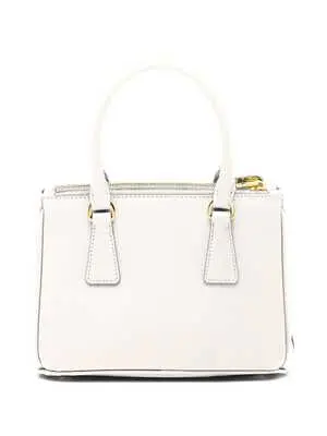 Prada Mini Galleria Leather Tote - White