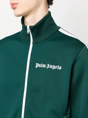 Palm Angels Logo-print Track Jacket - Green