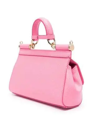 Dolce & Gabbana Sicily Leather Shoulder Bag
