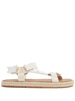 MAISON MARGIELA Patchwork Hiking Sandals - White