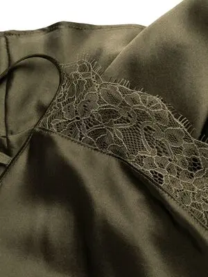 MAISON CLOSE Lace-trim Bodysuit