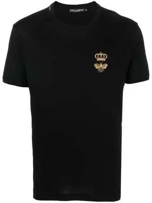 Dolce & Gabbana Motif-detail T-shirt - Black