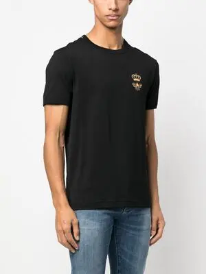 Dolce & Gabbana Motif-detail T-shirt - Black