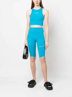 Palm Angels Side-stripe Cycling Shorts