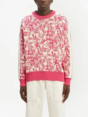 Palm Angels Hibiscus Intarsia-knit Jumper