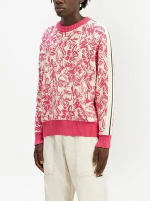 Palm Angels Hibiscus Intarsia-knit Jumper