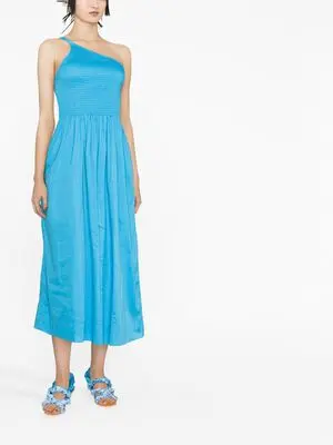 Faithfull The Brand Khalani One-shoulder Midi Dress