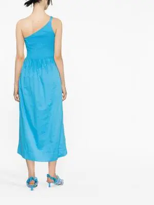 Faithfull The Brand Khalani One-shoulder Midi Dress
