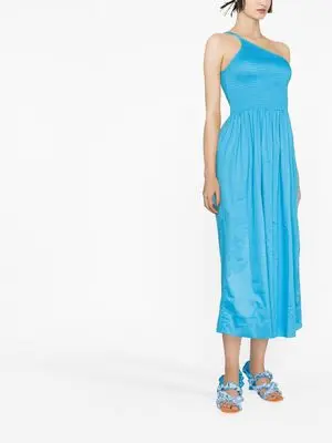 Faithfull The Brand Khalani One-shoulder Midi Dress