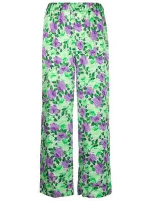 P.a.r.o.s.h Floral Print Trousers