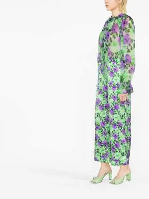 P.a.r.o.s.h Floral Print Trousers