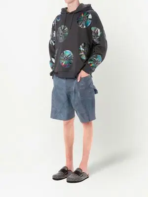 JW Anderson Graphic-print Cotton Hoodie