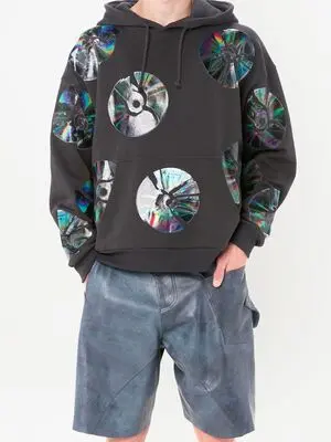 JW Anderson Graphic-print Cotton Hoodie