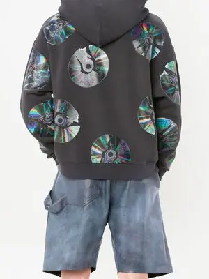 JW Anderson Graphic-print Cotton Hoodie