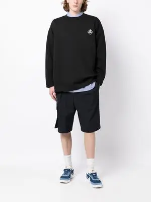 WHITE MOUNTAINEERING Patch-detail Crew-neck Sweatshirt