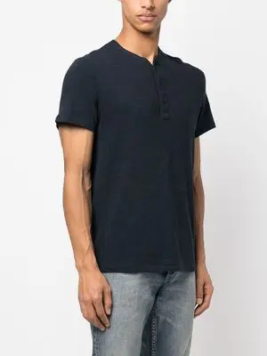 Rag & Bone V-neck Short-sleeve T-shirt - Blue