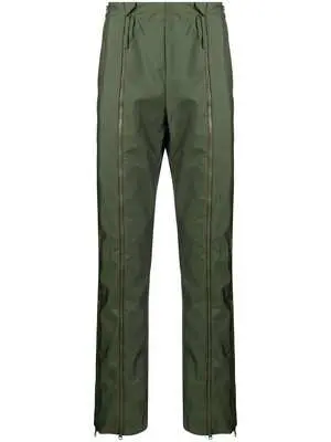 POST ARCHIVE FACTION Zip Detail Straight Leg Trousers