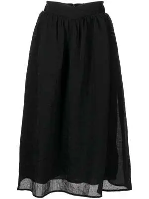 B+AB Textured Midi Skirt