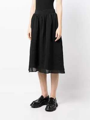 B+AB Textured Midi Skirt