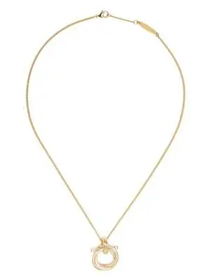 FERRAGAMO Crystal-embellished Pendant Necklace