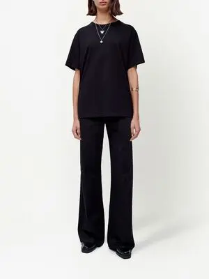 RE/DONE Wide Leg Low-rise Trousers - Black