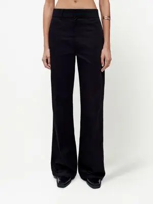 RE/DONE Wide Leg Low-rise Trousers - Black