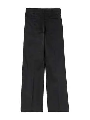 RE/DONE Wide Leg Low-rise Trousers - Black