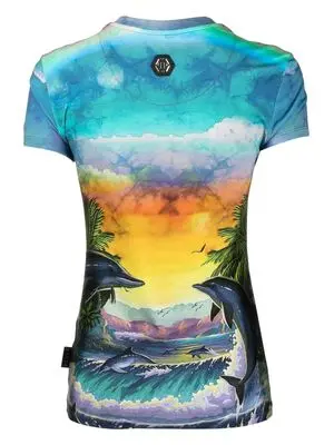 Philipp Plein Pure Hawaii Graphic T-shirt