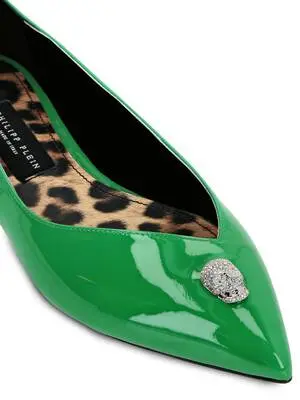 Philipp Plein Skull-charm Ballerina Shoes