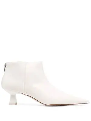 GANNI Stivaletto 65mm Pointed Boots - Neutrals