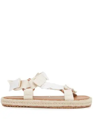 MAISON MARGIELA Patchwork Hiking Sandals - Neutrals