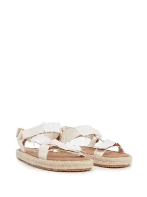 MAISON MARGIELA Patchwork Hiking Sandals - Neutrals