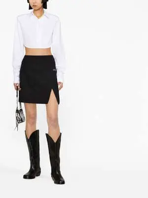 Off-White Slogan-print Miniskirt