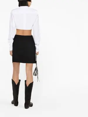 Off-White Slogan-print Miniskirt