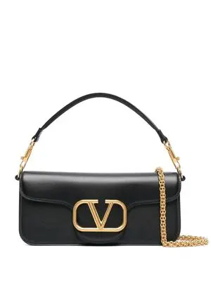 Valentino Garavani Logo-plaque Leather Shoulder Bag