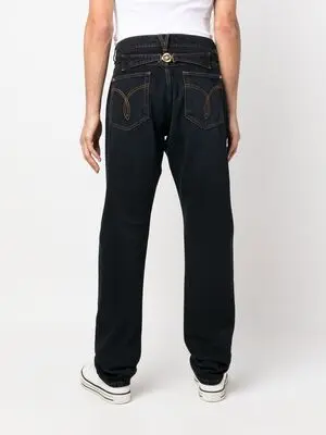 Versace Medusa Head-motif Jeans - Blue