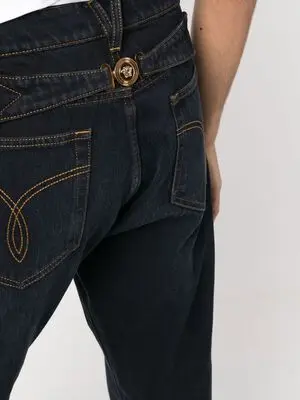 Versace Medusa Head-motif Jeans - Blue