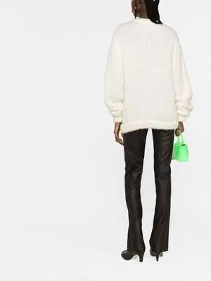 Philipp Plein Skull & Bones Knitted Jumper - Neutrals