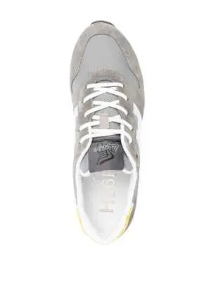 Hogan Panelled Suede Sneakers