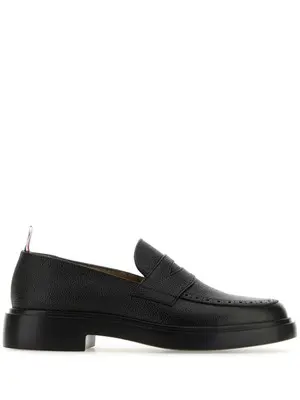Thom Browne Pebbled Leather Penny Loafers