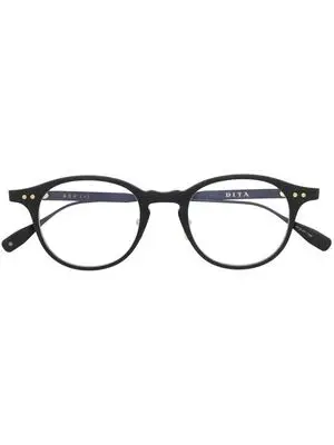Dita Ash Engraved Logo Glasses - Black