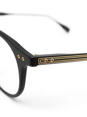 Dita Ash Engraved Logo Glasses - Black